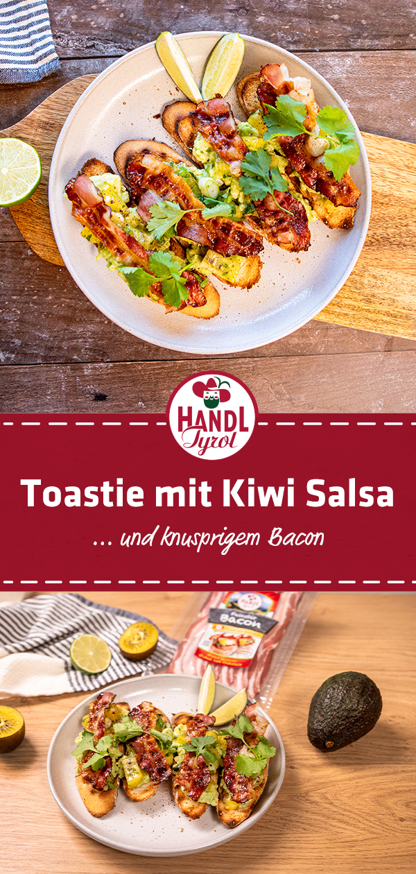 Toast tirolese con salsa al kiwi e Pancetta - HANDL TYROL